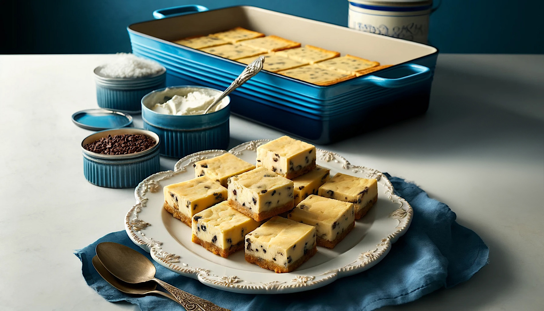 Chantelle's quick and easy Chocolate Chip Cheese Squares | WanderEater